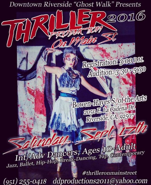 Open Auditions for Riverside Ballet's Ghost Walk Riverside ...